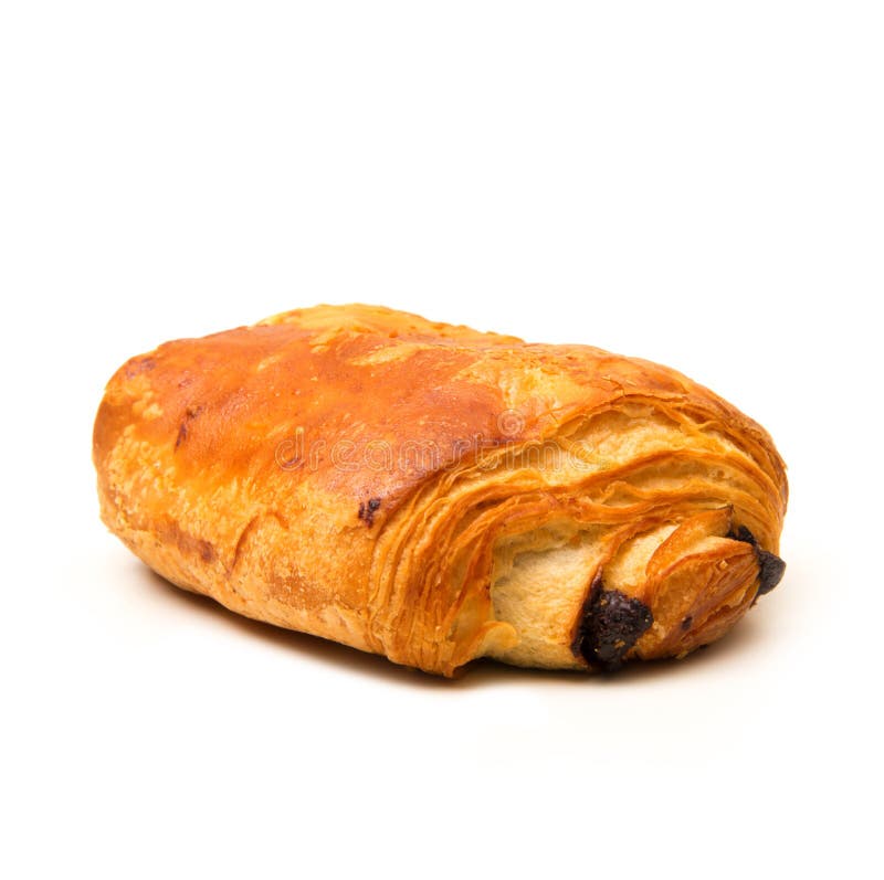 Croissant with chocolate stock photo. Image of french - 20132342