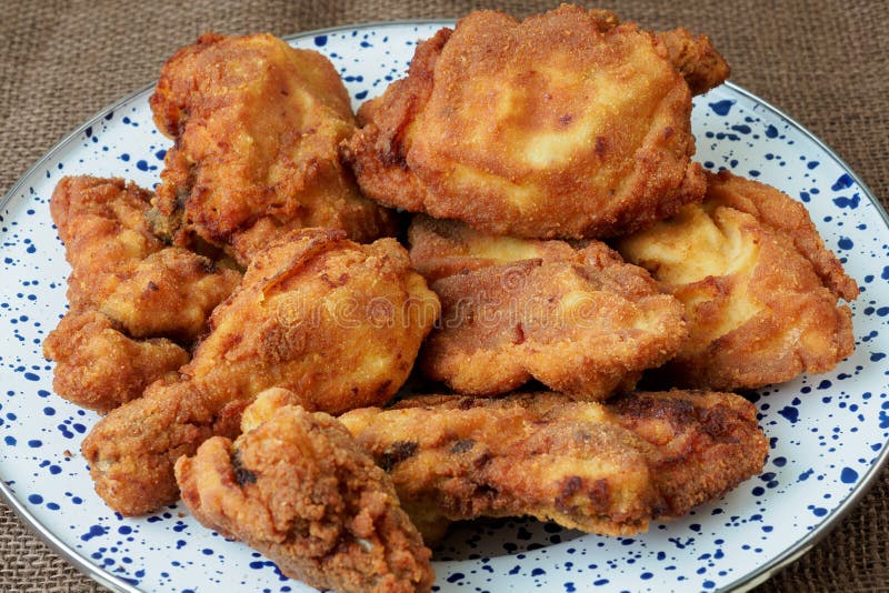 Fresh Fried Chicken. Fried Chicken Stock Photo - Image of poultry ...