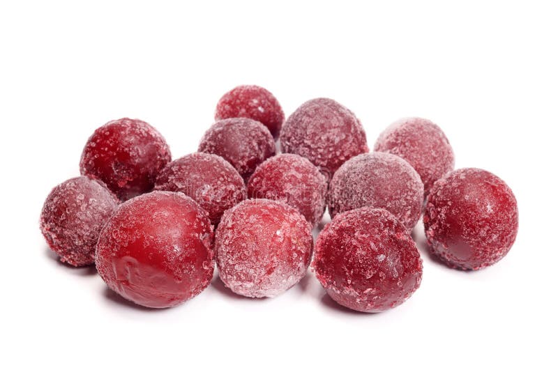 Frozen Plum Close-up Isolated on White Stock Image - Image of plum ...