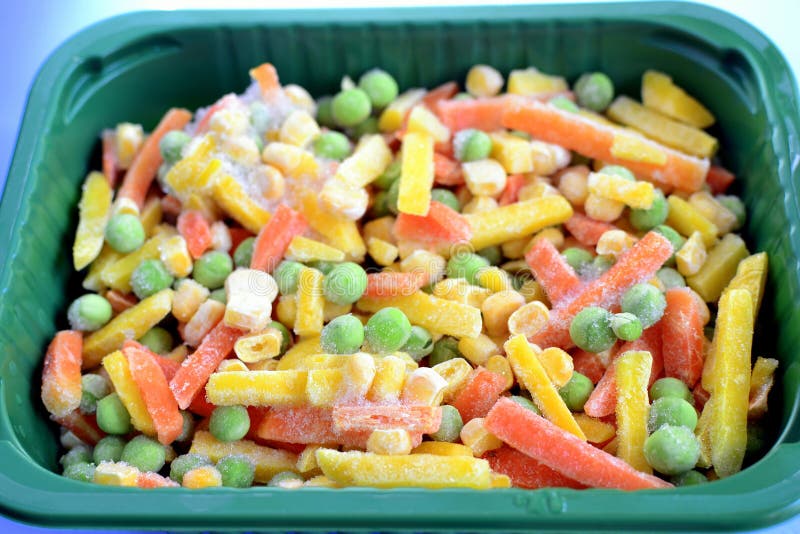 Fresh frozen vegetable stock photo. Image of homemade - 276779250