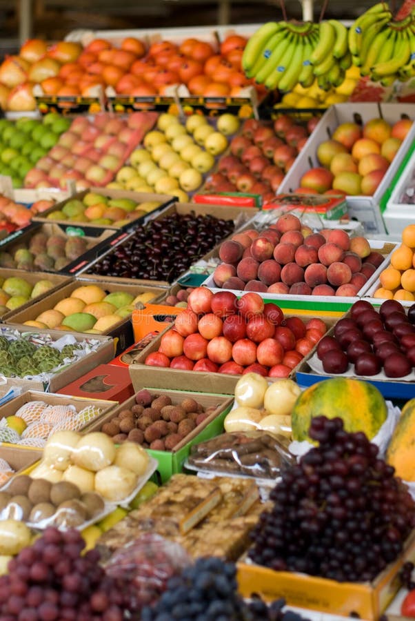 Fruit market stock photo. Image of pile, snack, lots, appetizing - 5148312