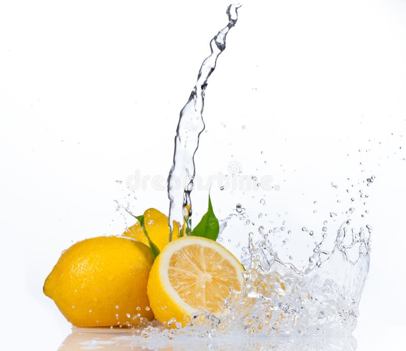 Slices of Citrus Fruit Falling in Water Stock Photo - Image of food ...