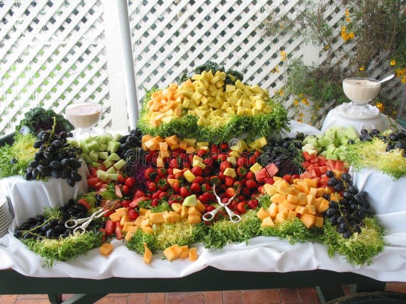 Fresh Fruit Buffet Spread stock image. Image of catering - 254173