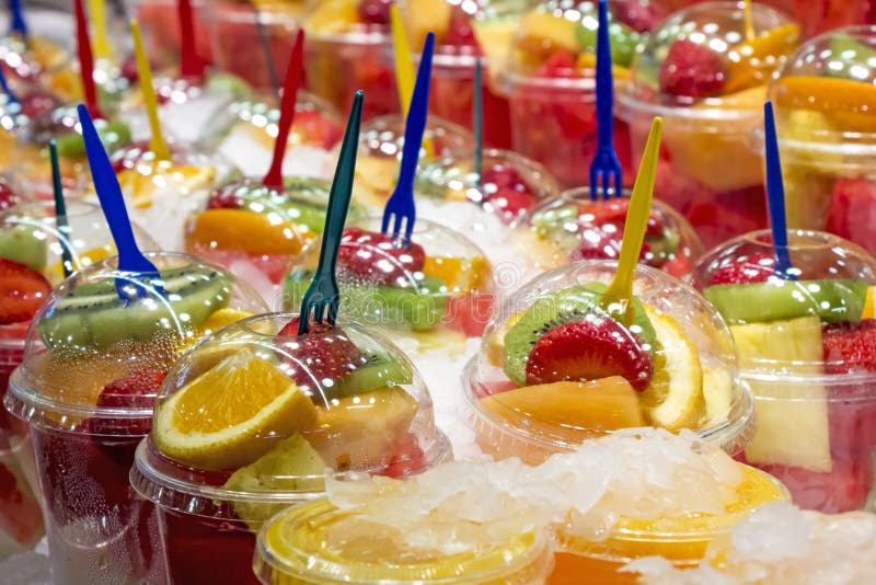 Fresh Fruit cocktail stock image. Image of dessert, food - 73902565