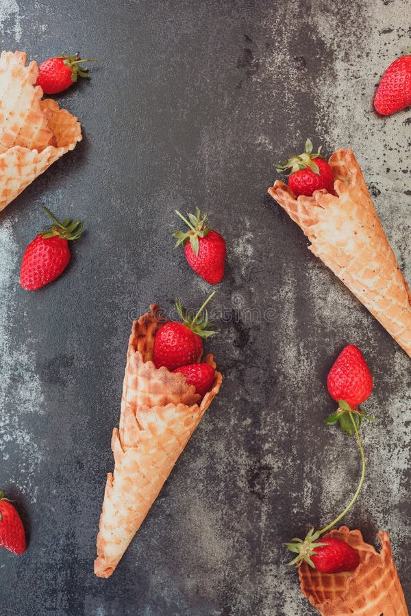 Fresh Fruit Cones stock photo. Image of rustic, fruit - 86670590