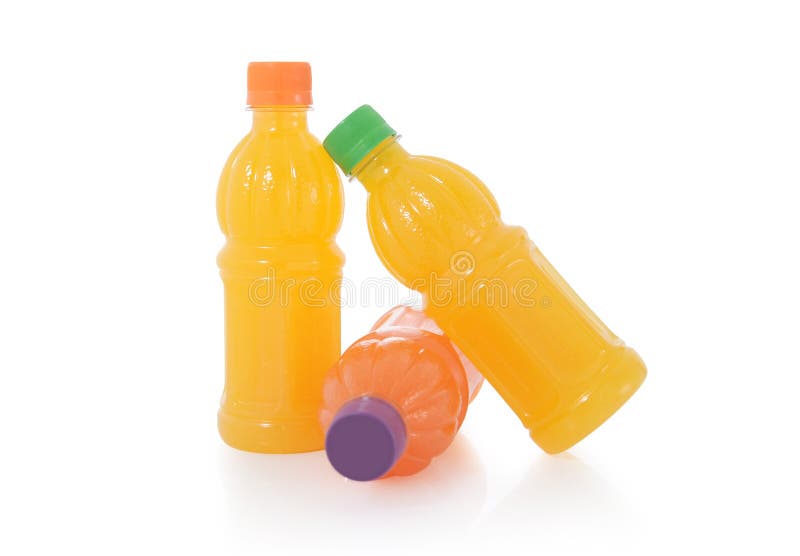 Fresh fruit drinks bottles stock photo. Image of cold - 22742760