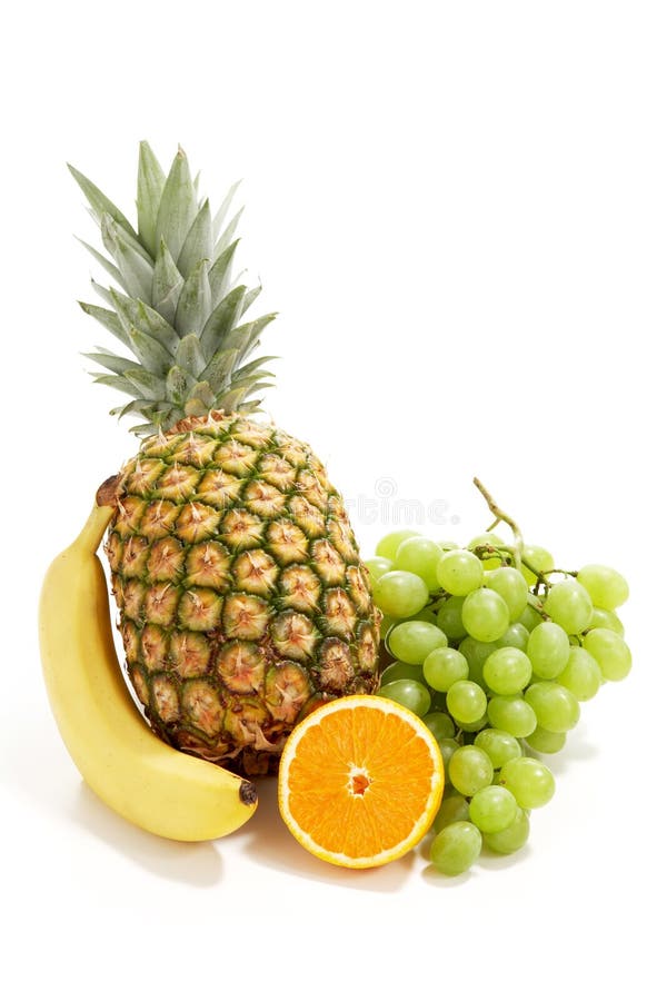 Fresh fruit in a group stock photo. Image of fitness, banana - 9209944