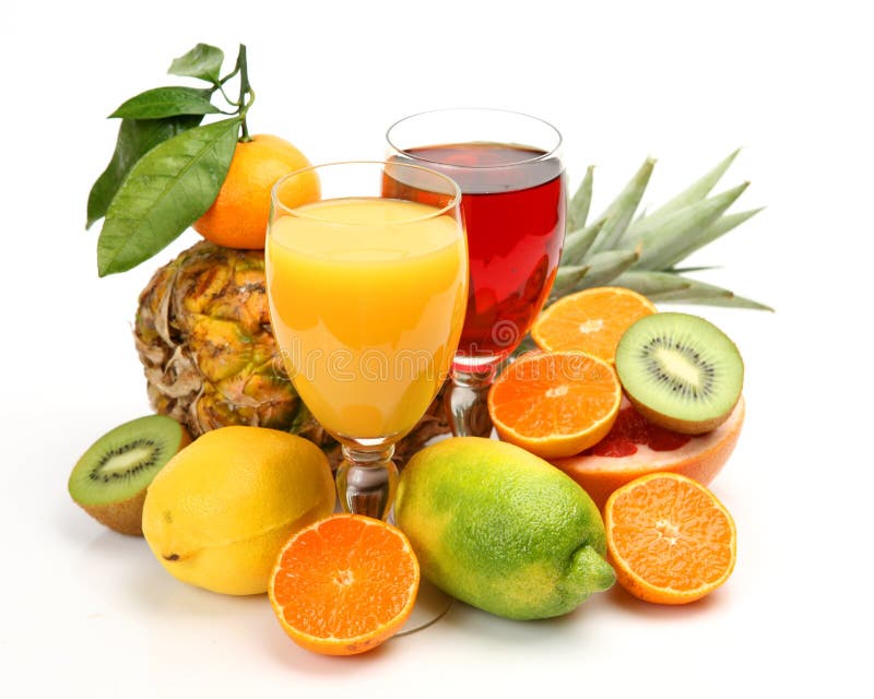 Fresh fruit and juice stock image. Image of ripe, edible - 19183675