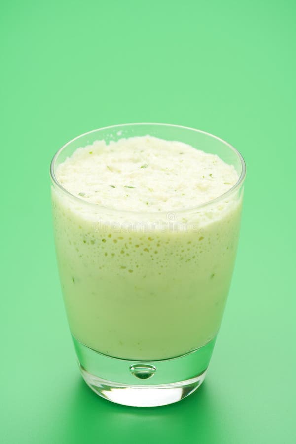 Fresh Fruit Milk Shake Apple Stock Image - Image of green, dessert: 8764209