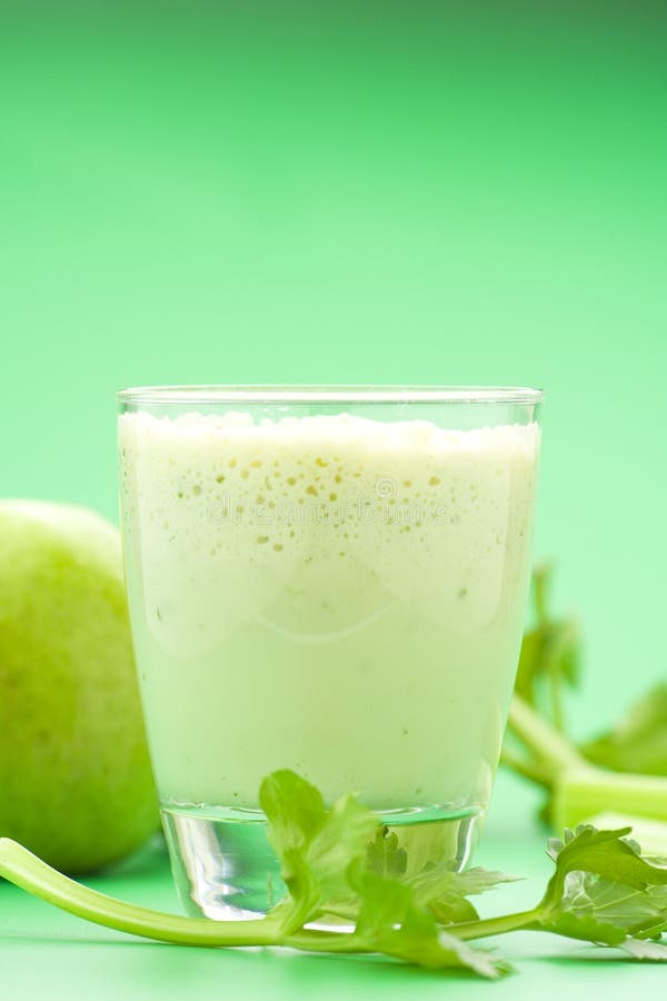 Fresh Fruit Milk Shake Apple Stock Photo - Image of beverage, mixed ...