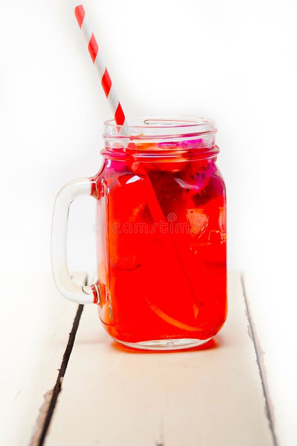 Fresh fruit punch drink stock photo. Image of cold, pitcher - 235025396
