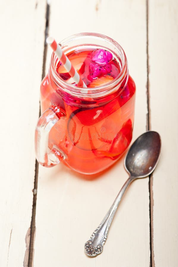 Fresh fruit punch drink stock photo. Image of liquid - 70737978