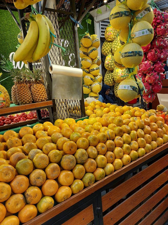 Fresh Fruit Shop in Sumedang, Indonesia Editorial Stock Photo - Image ...