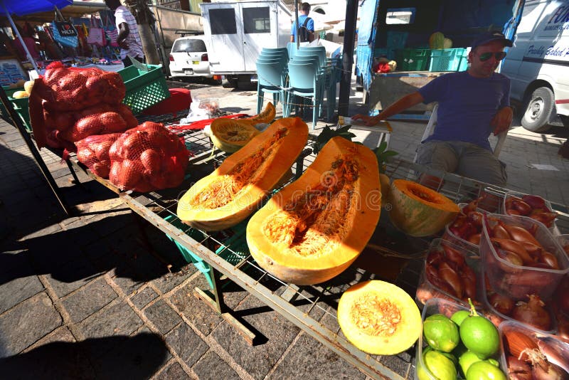 Fresh Fruit Stall in the Harbour of Marsaxlokk Editorial Stock Photo ...
