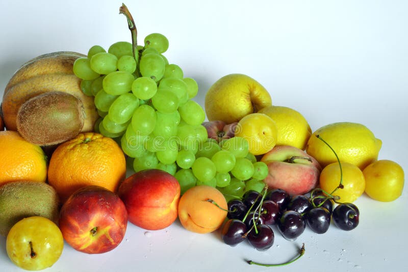 Fresh Fruit of Various Kinds Stock Photo - Image of grapes, kiwi: 95844930