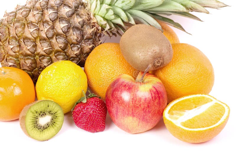 Fresh fruit with vitamin stock photo. Image of closeup - 31350432