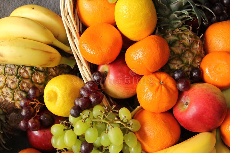 Fresh organic fruits stock photo. Image of pile, meal - 23860104