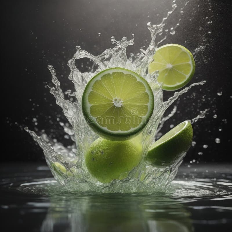 Fresh Lime Water Splash Stock Illustrations – 1,694 Fresh Lime Water ...