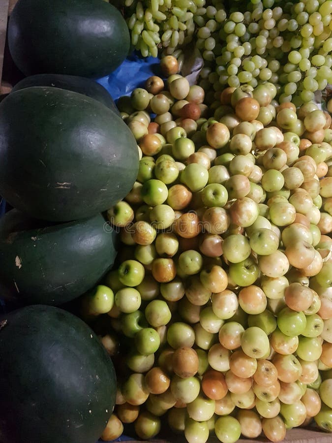 Fresh fruits in the van stock photo. Image of produce - 244135622