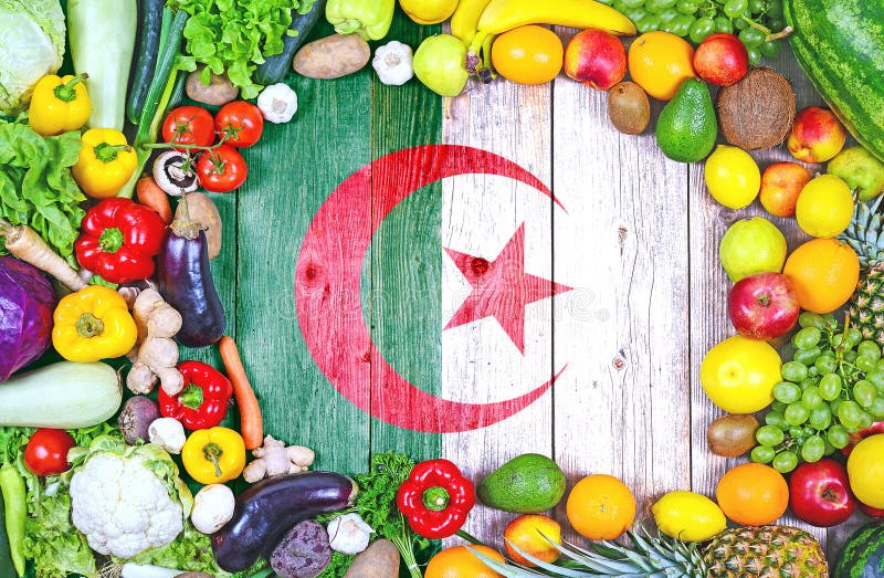 Fresh Fruits and Vegetables from Algeria Stock Photo - Image of ...