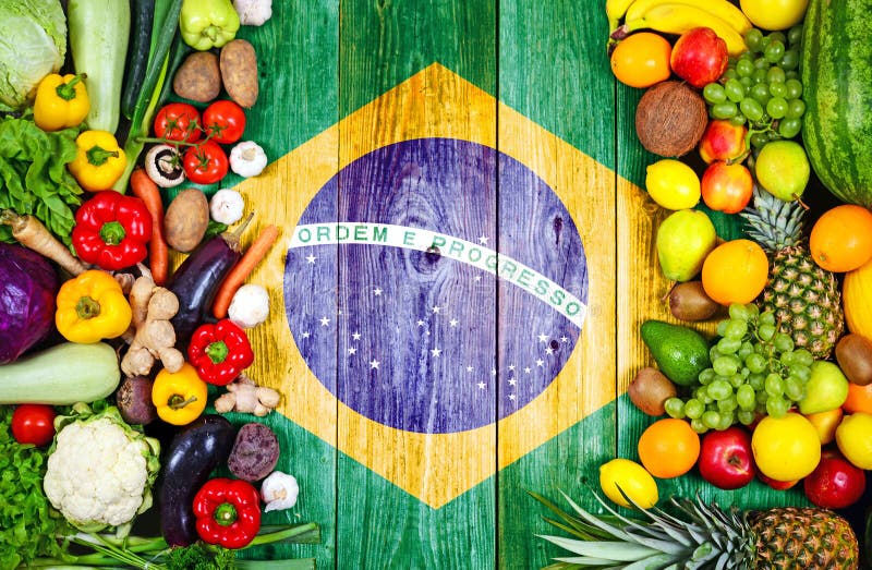 Fresh Fruits and Vegetables from Brazil Stock Photo - Image of brasil ...