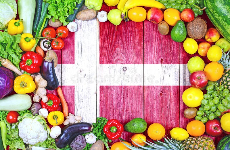 Fresh Fruits and Vegetables from Denmark Stock Photo - Image of natural ...
