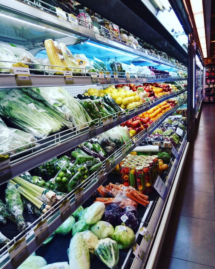 Fresh Fruits and Vegetables Editorial Stock Image - Image of vegetables ...