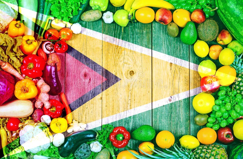 Fresh Fruits and Vegetables from Guyana Stock Image - Image of market ...