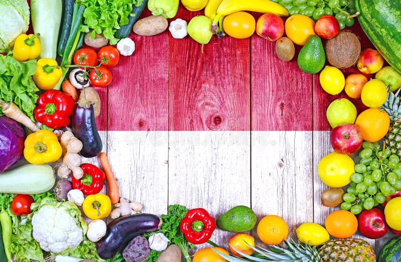 Fresh Fruits and Vegetables from Monaco Stock Photo - Image of colorful ...