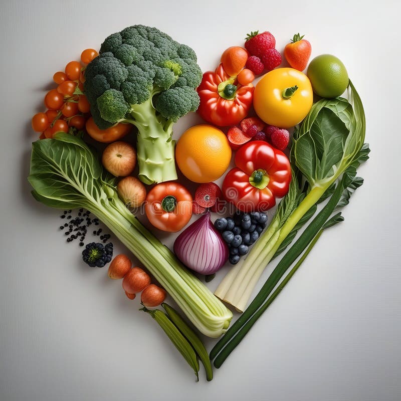 Fresh Fruits and Vegetables Shaped As Letter a Stock Image - Image of ...