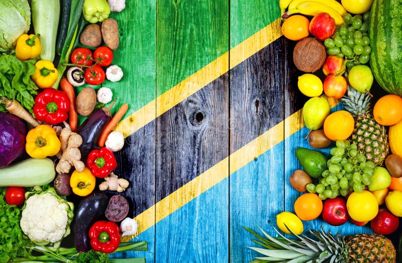 Fruits at tanzanian market stock photo. Image of gods - 67309530