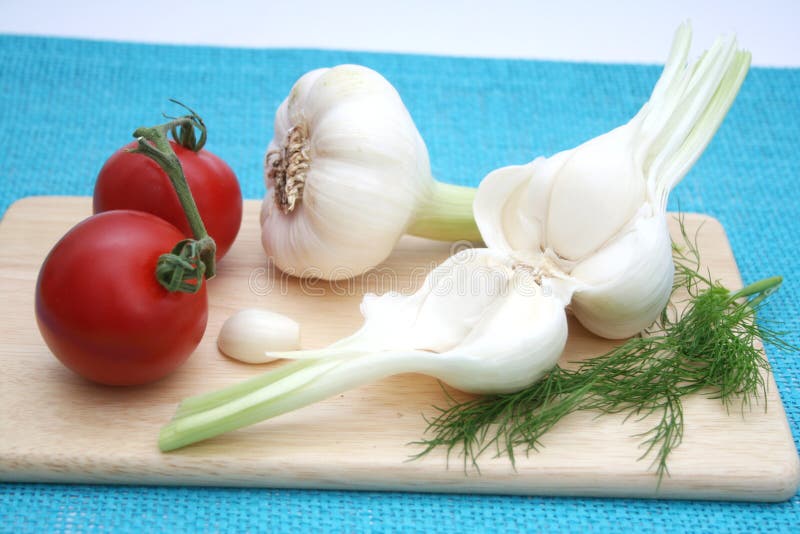 Fresh garlic stock image. Image of vegetables, food, gourmet - 11489843