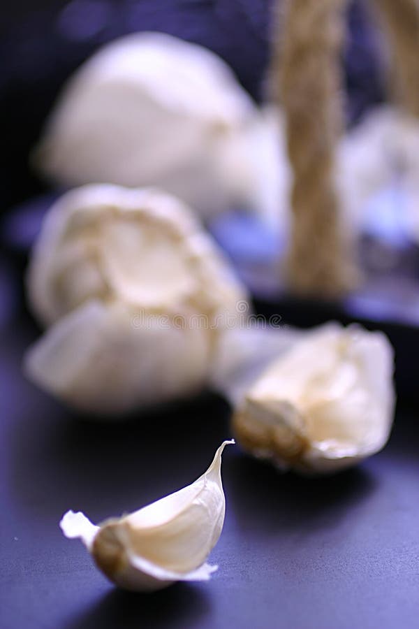 Fresh garlic stock photo. Image of veggie, vegetarian - 7575512