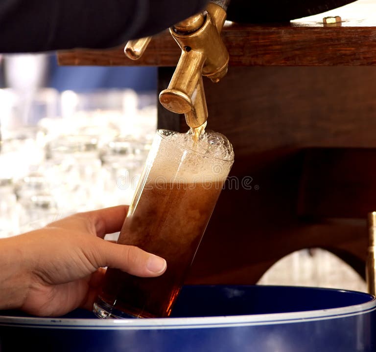 Fresh german draft beer stock photo. Image of bottle - 10734168