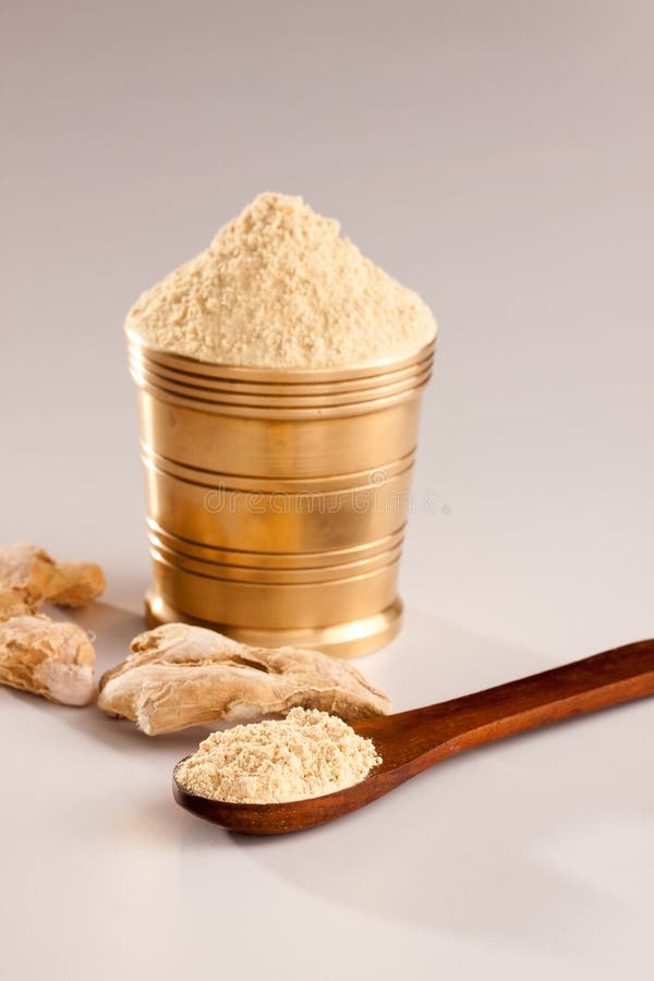 Fresh Ginger Powder. stock photo. Image of spice, medicinal - 38458834