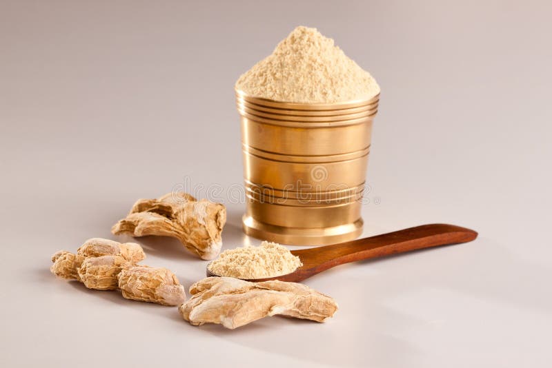 Fresh Ginger Powder. stock image. Image of fresh, natural - 38458837