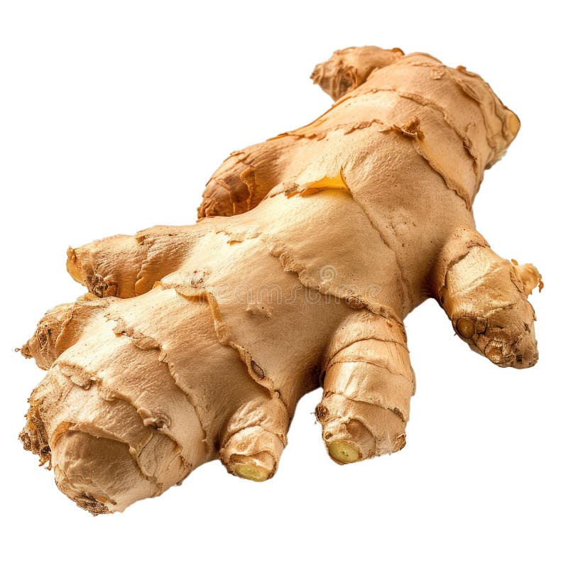 Fresh Ginger Root Isolated on White Background Stock Photo ...