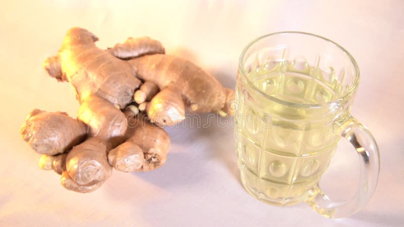 Fresh ginger on the table. stock footage. Video of dessert - 251680458