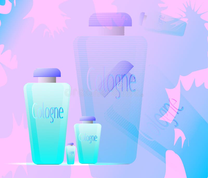 Fresh Good Smell Cologne Set for You Stock Vector - Illustration of ...