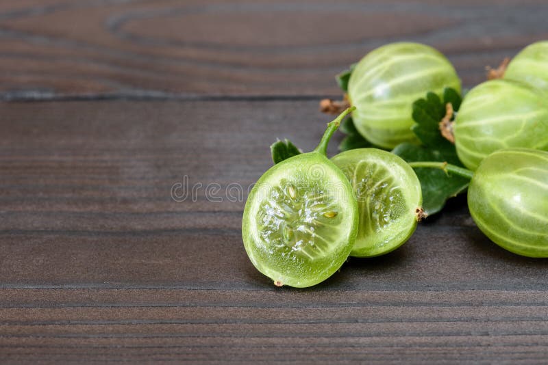 Fresh gooseberries stock image. Image of ingredient, natural - 95673449