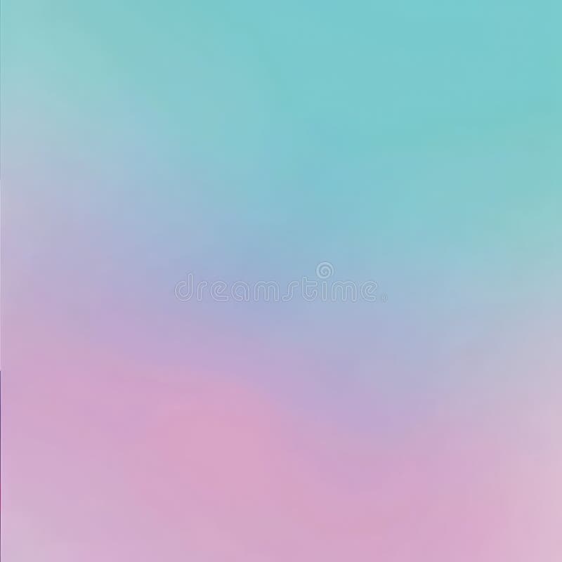 Fresh Gradient Background in Soft Blue and Pink Hues Stock Illustration ...