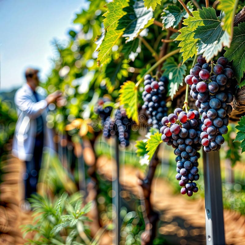 Vibrant Grape Display: Fresh Bunches in Market Aisle, Generative Ai ...