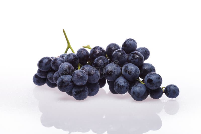 Fresh Grape Isolated on White Stock Photo - Image of grow, bunch: 60390400