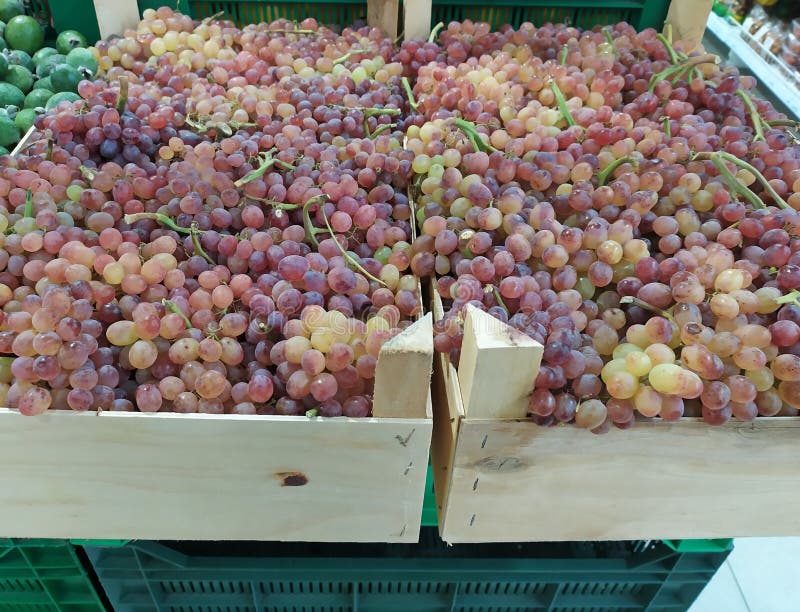 Grape stock image. Image of mall, fruit, sell, green - 200719947