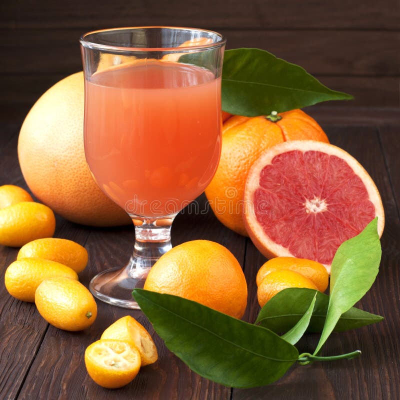 Fresh Grapefruit juice stock photo. Image of breakfast - 49729192
