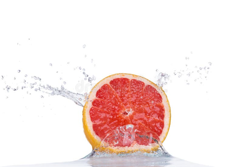 Grapefruit in water stock image. Image of food, consume - 2668807
