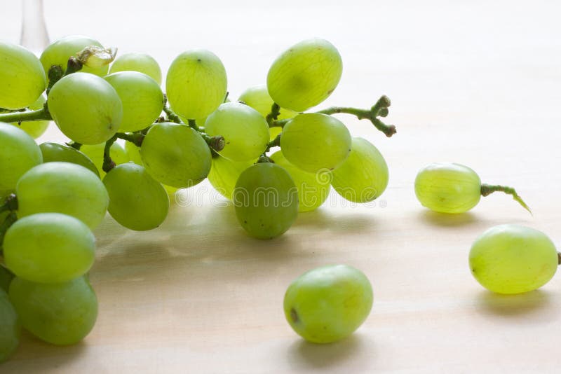 Fresh grapes stock photo. Image of wood, produce, glass - 14887558