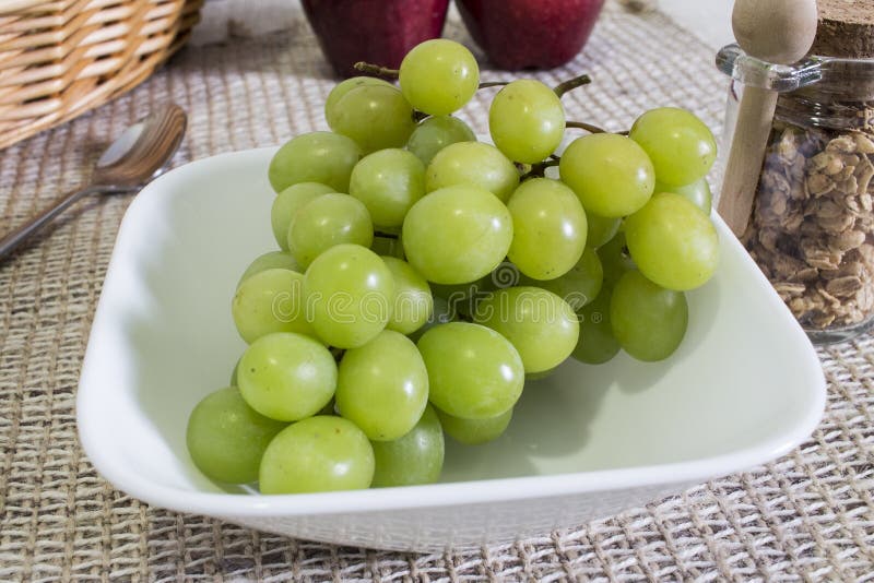 Fresh grapes stock image. Image of dessert, restaurant - 64424557