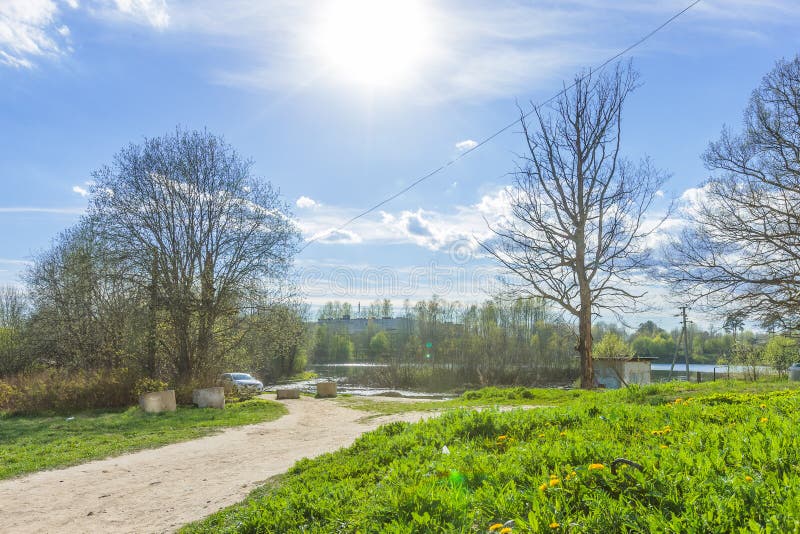 Sunny spring day stock photo. Image of russia, light - 113633574