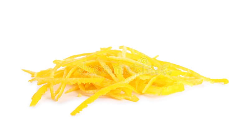 Grated Lemon Skin. Peeled Lemons. Finely Grate Lemon Zest. Juicy Ripe ...